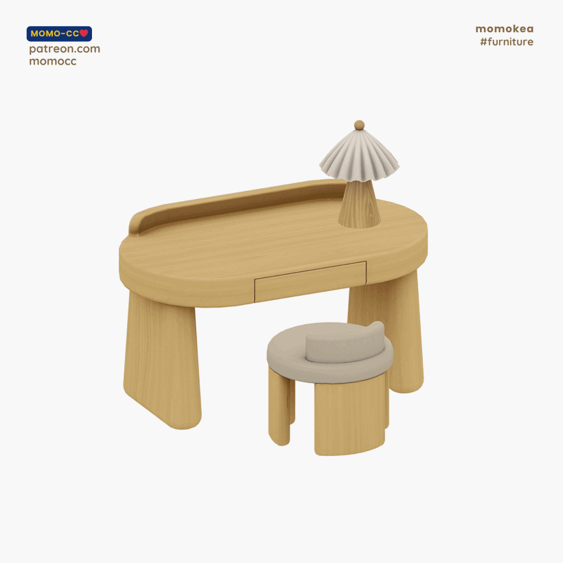 Мини-сет для офиса Oaklin Desk | Sims4Mods