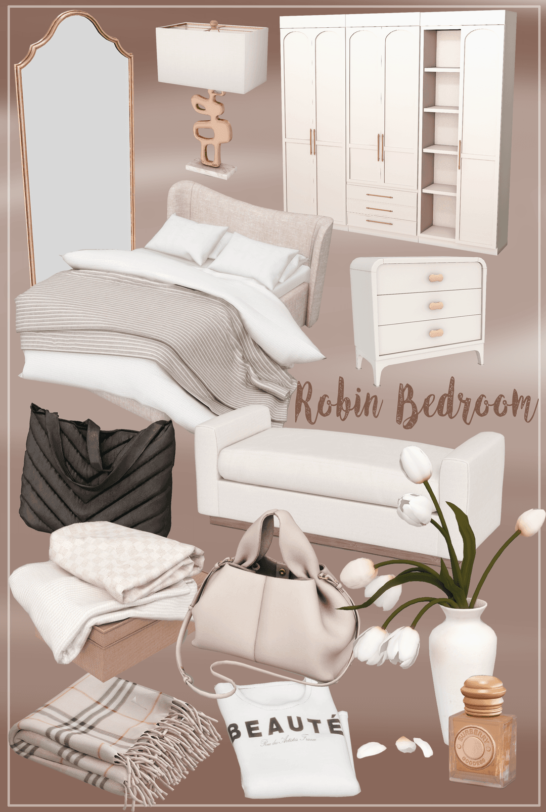 Спальня Robin bedroom | Sims4Mods