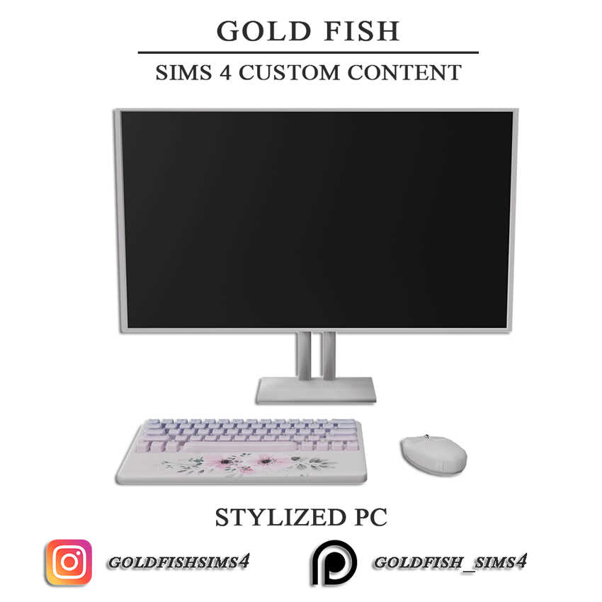 Компьютер Stylized PC | Sims4Mods