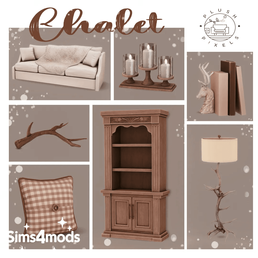 Набор мебели Swiss Chalet | Sims4Mods