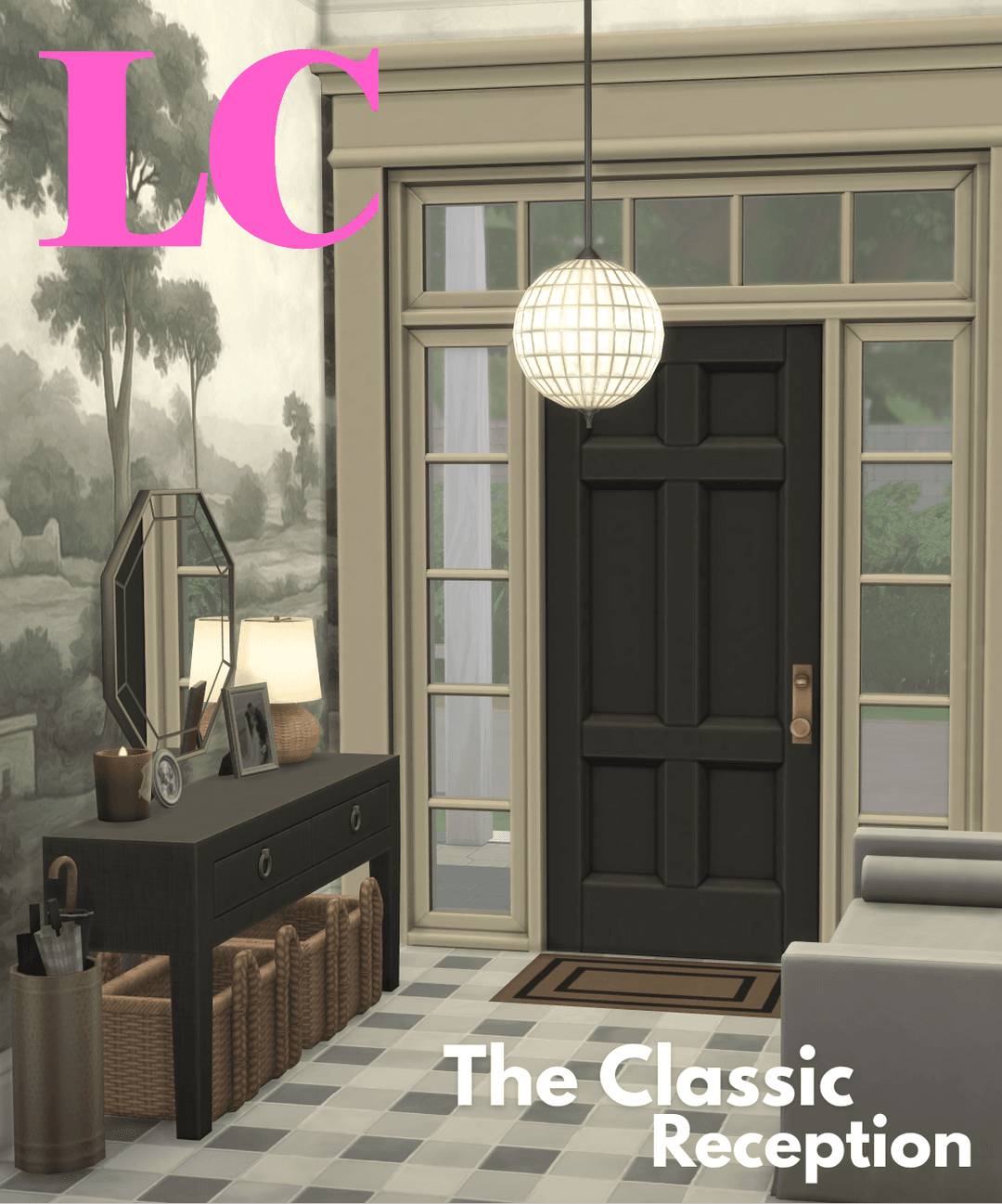 Набор для прихожей The Classic Reception | Sims4Mods