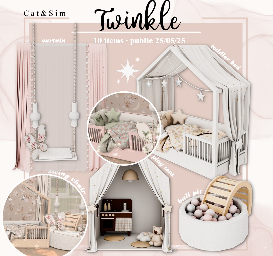 Детская комната Twinkle Set | Sims4Mods