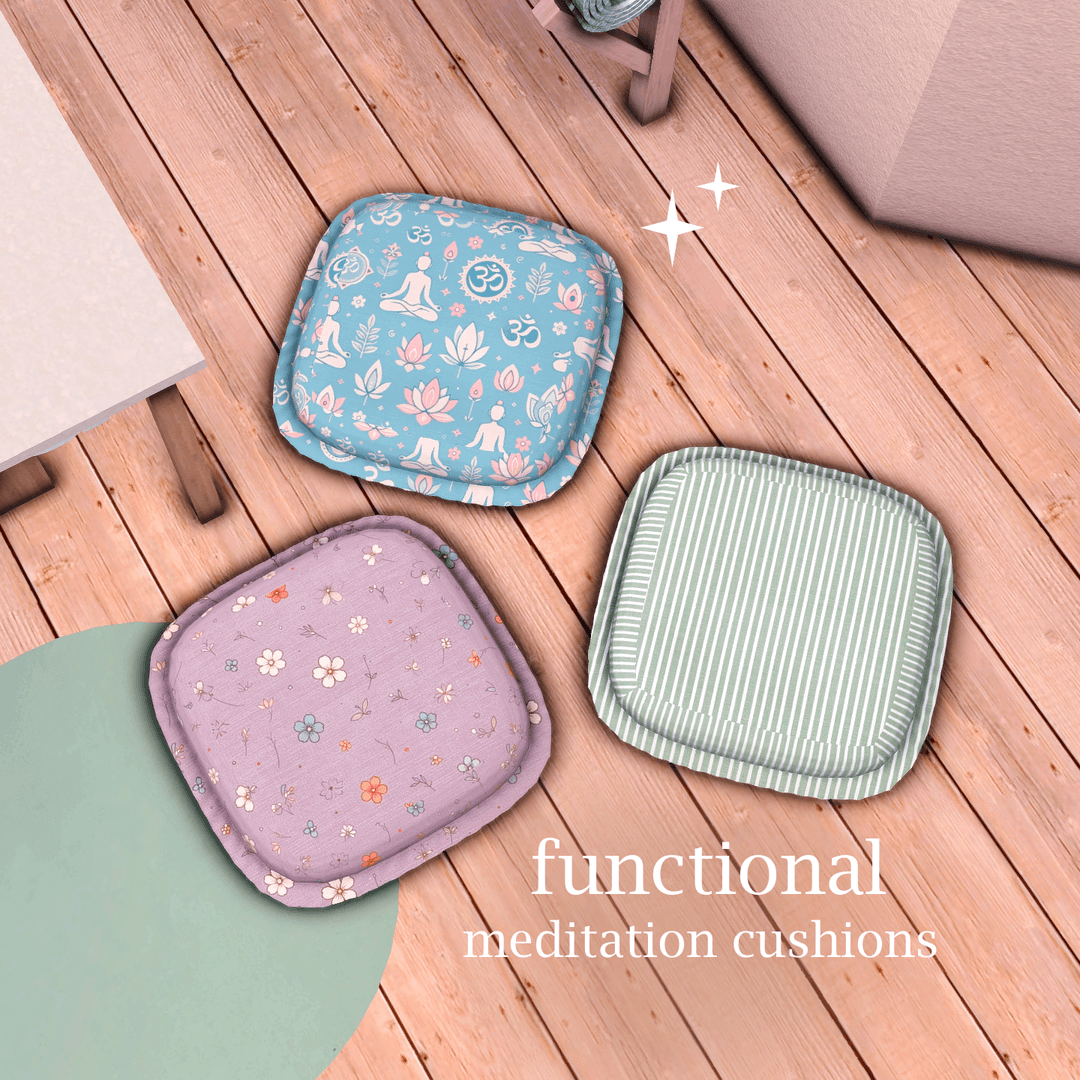 Набор для йога-студии Yoga Studio Set | Sims4Mods