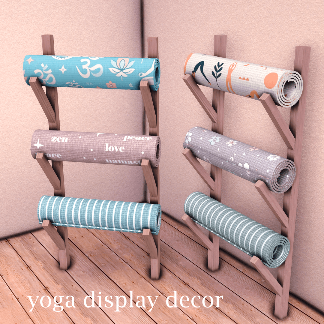 Набор для йога-студии Yoga Studio Set | Sims4Mods