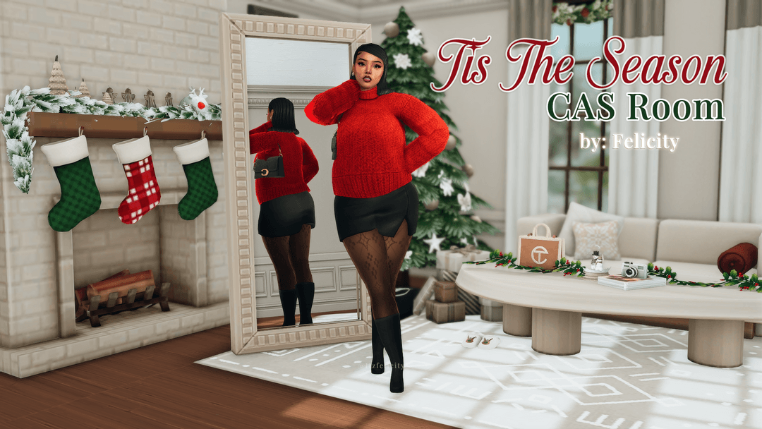 Фон для CAS 'Tis The Season' | Sims4Mods