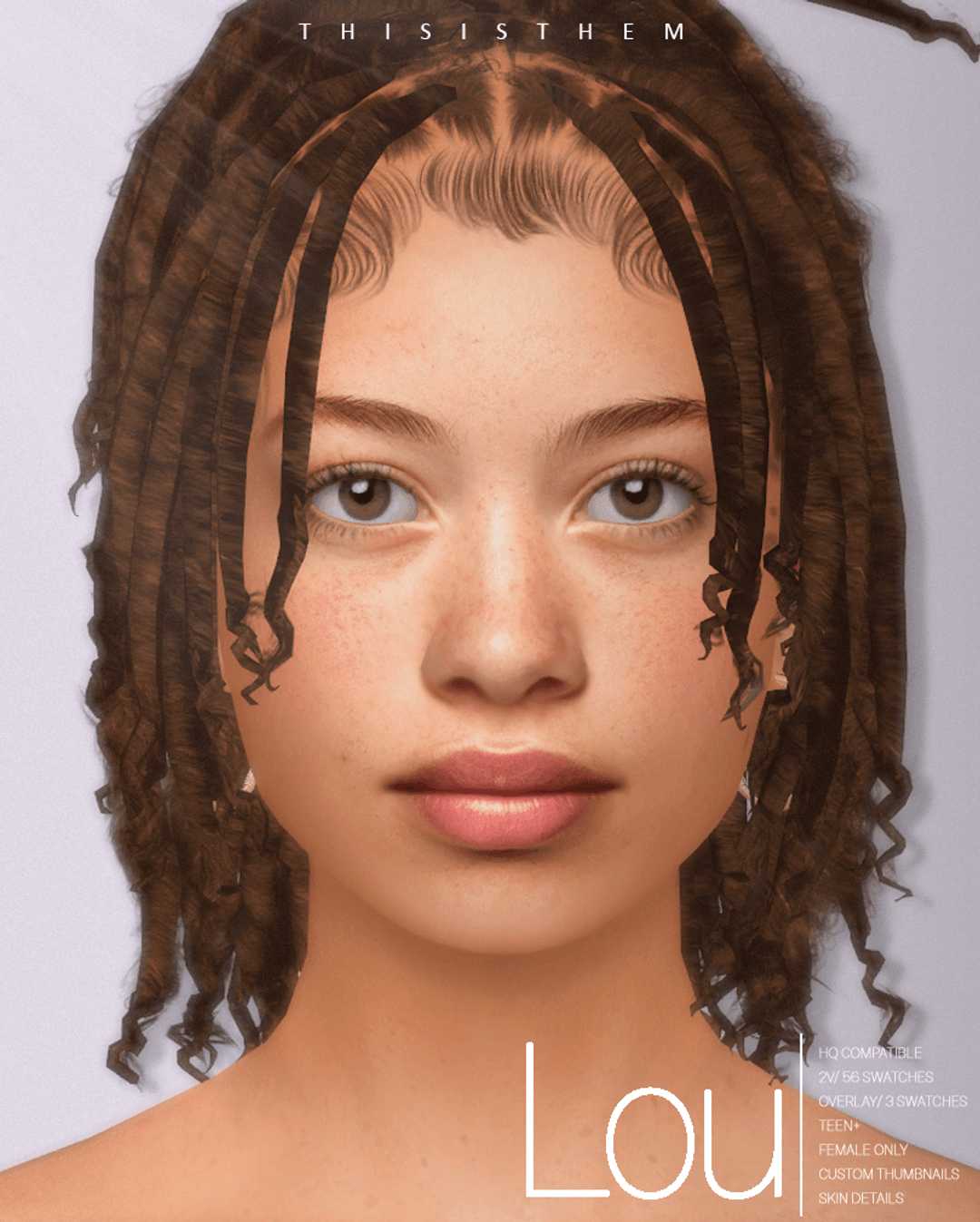 Скинтон и Сим Lou Skin & Sim | Sims4Mods